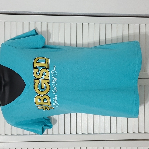 BGSD | Tops | Lg Bgsd Bitches Get Stuff Done Comedian Julie Scroggins Comic Show V Neck Tee ...